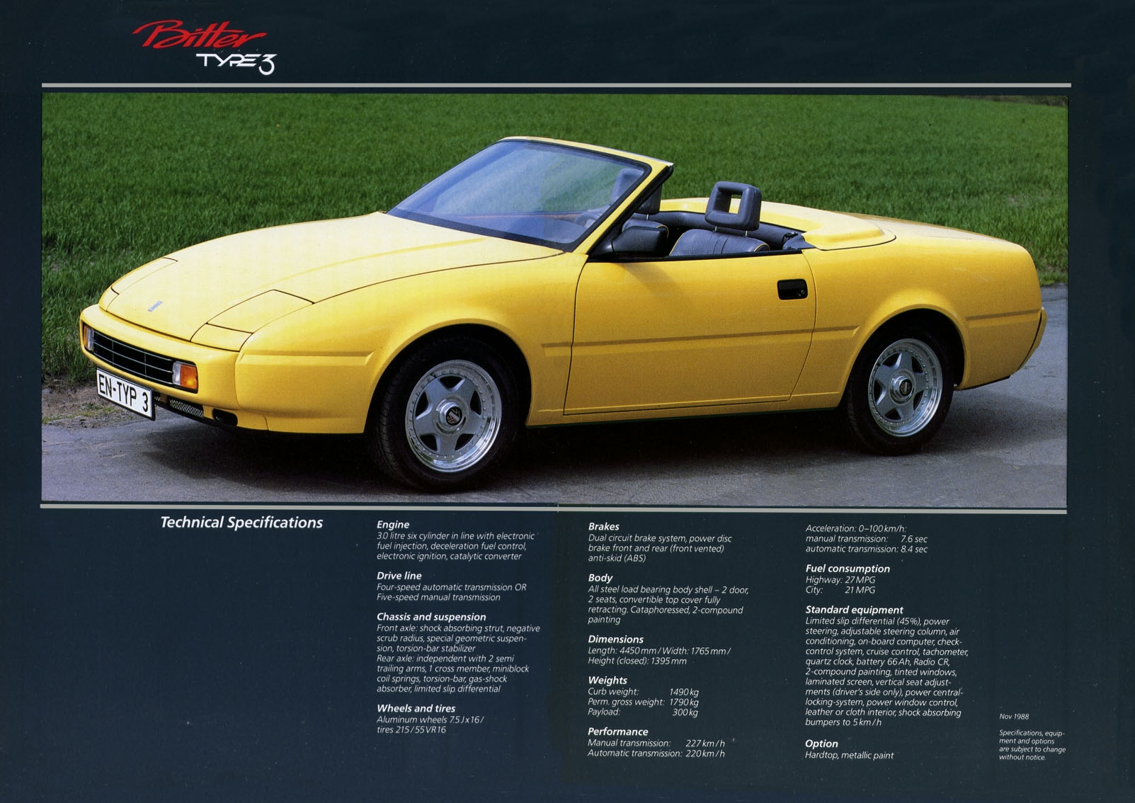 Bitter Type 3 : lâchée par Isuzu - Station Haxo