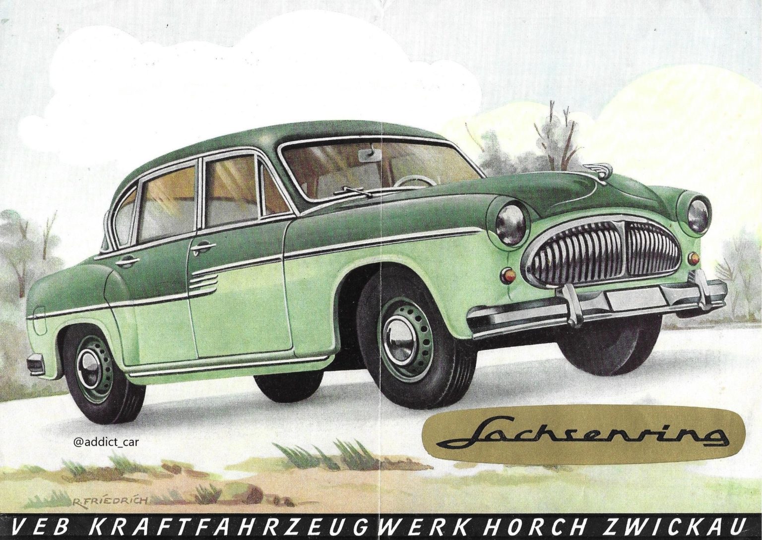 Horch / Sachsenring P240 : le dernier luxe est-allemand - Station Haxo
